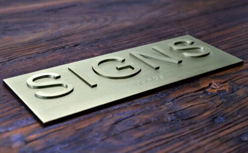 Raceway Mounted Signs | BusinessSign.Com